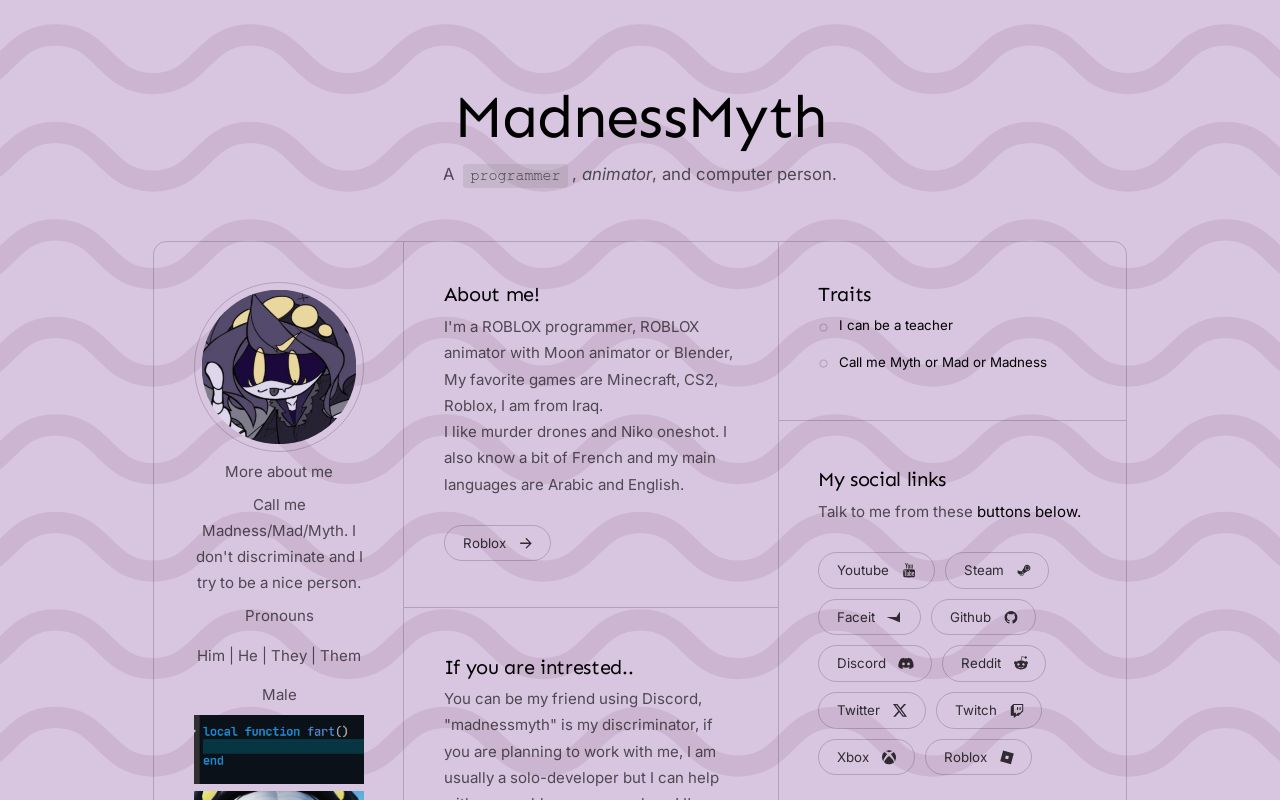 MadnessMyth's card
